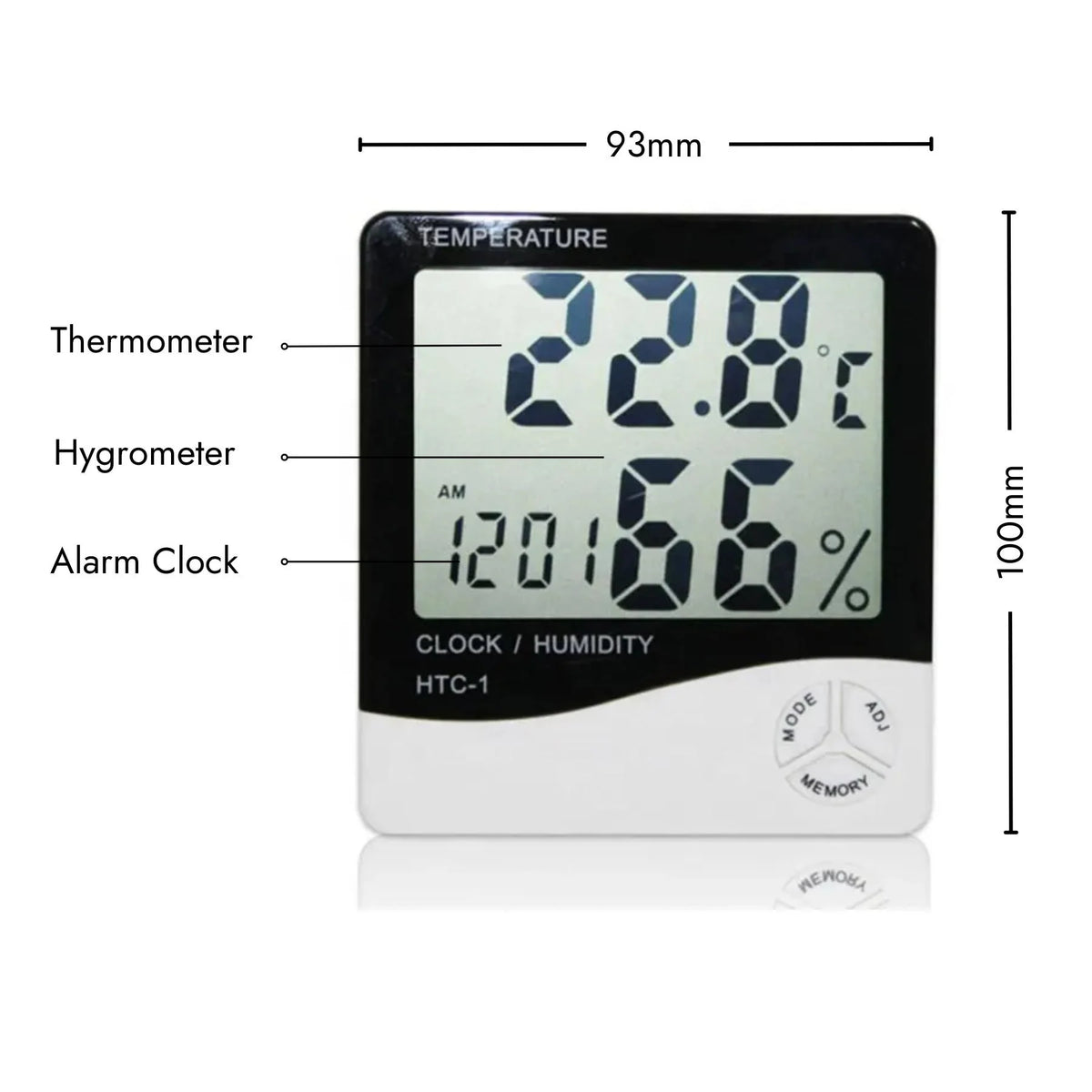Digital Hygrometer/Thermometer – Lash and Brow Avenue